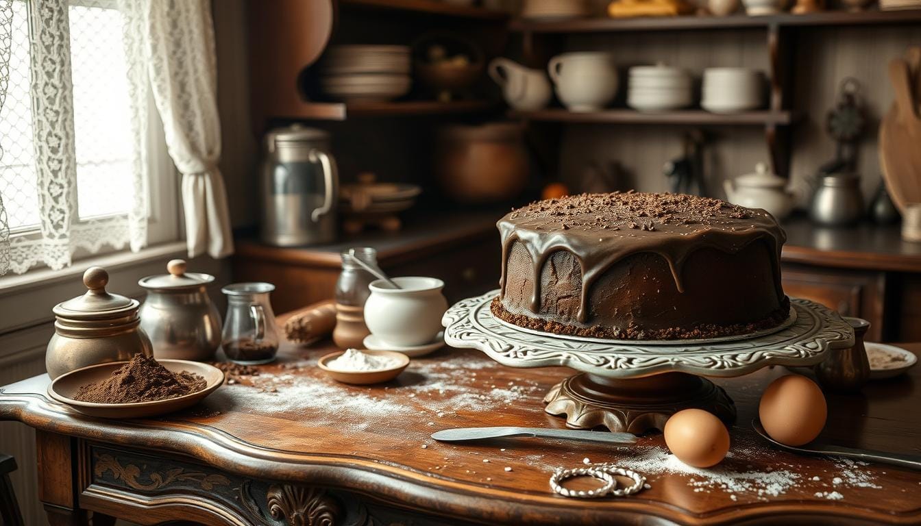 Perfect 1920s recipe for chocolate cake