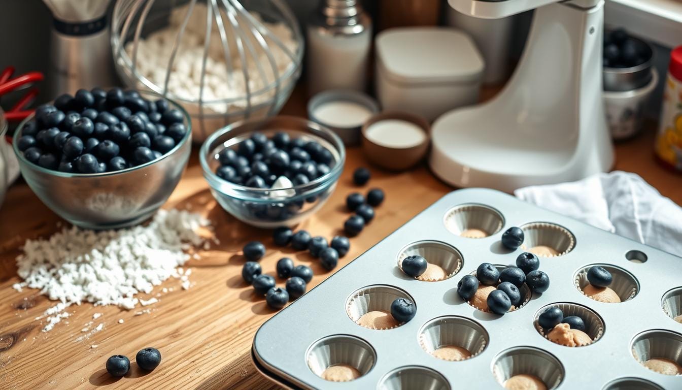 Easy Mini Blueberry Muffins Recipe