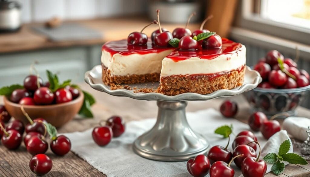 Quick cherry cheesecake recipe no bake